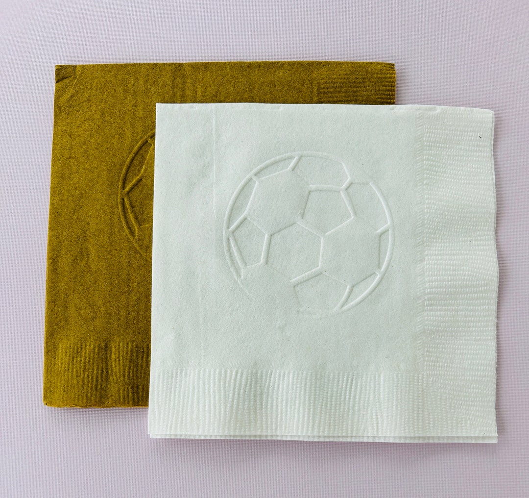 Soccer Napkins/soccer Desert Napkins/soccer Party/party/party Napkins ...