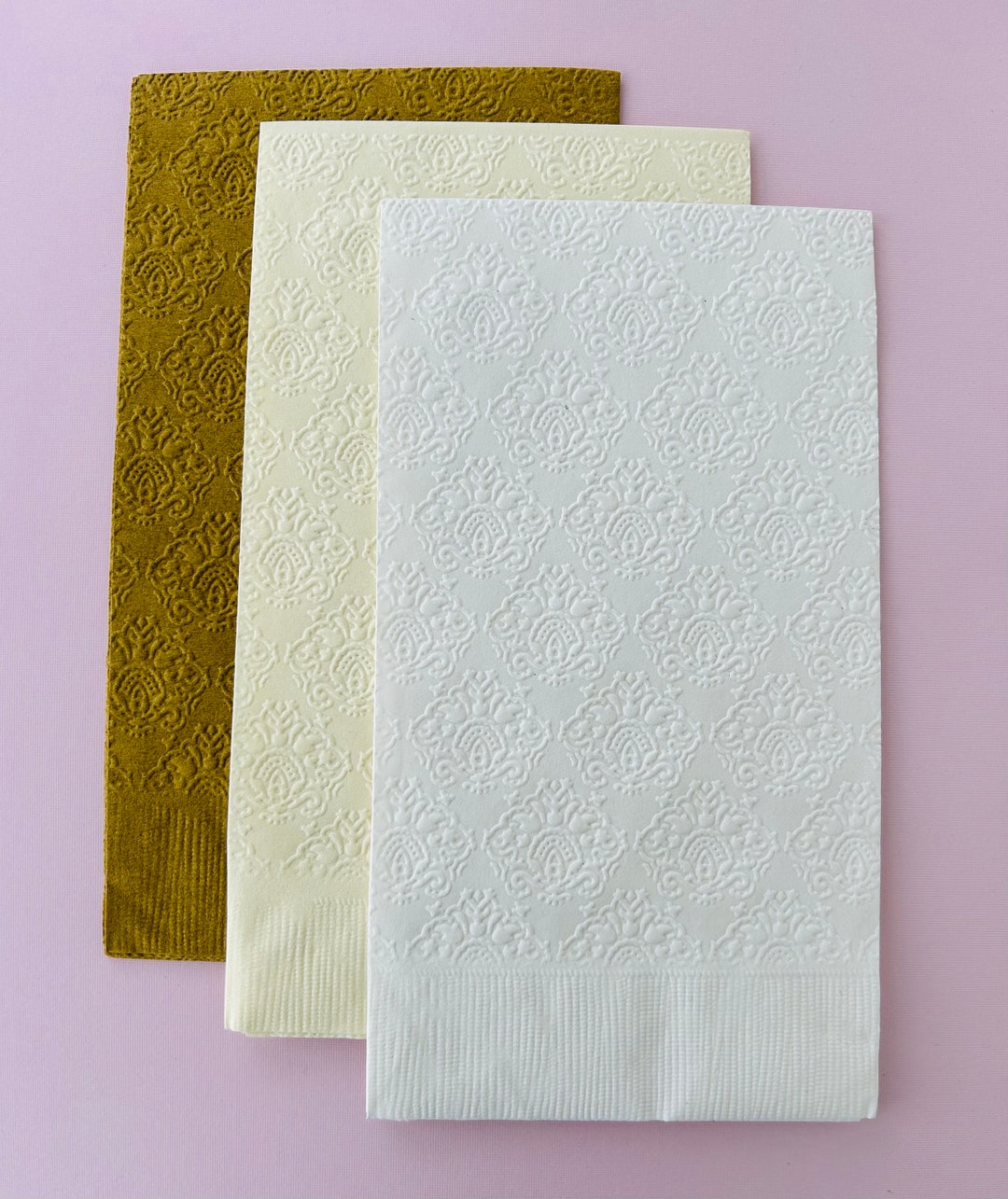 Embossed Downton Damask Napkins: Victorian Style Party Decor - Etsy
