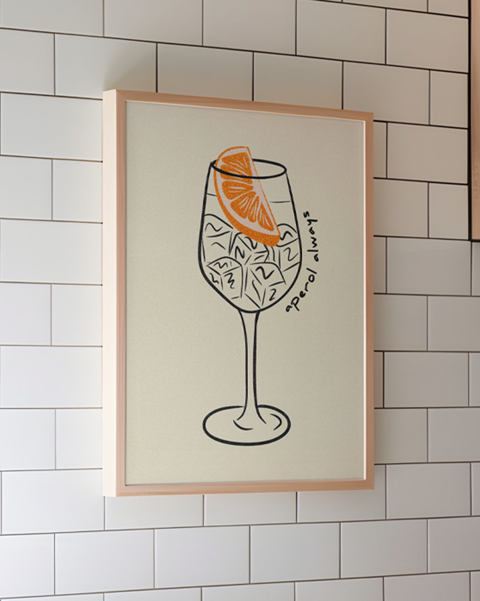 Aperol Always Art Print *digital Download* (cocktail Prints, Cocktail ...