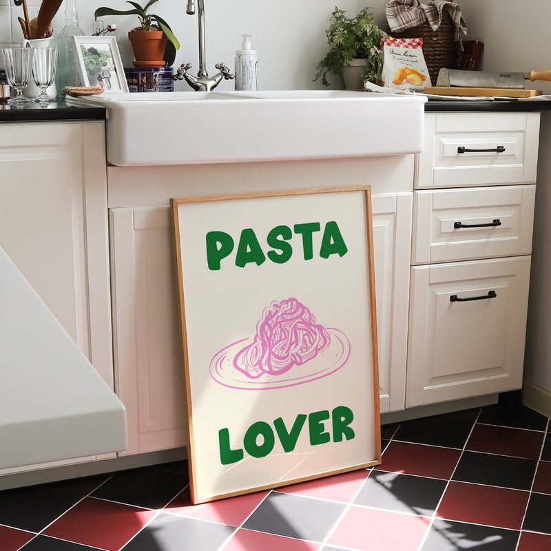 Pasta Poster - Etsy
