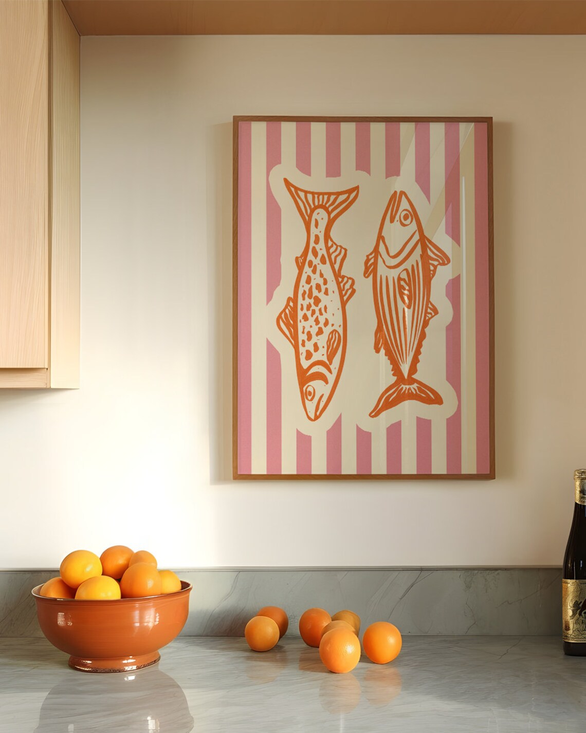 Retro Fish Wall Art Print *digital Download* (lobster Print, Vintage ...