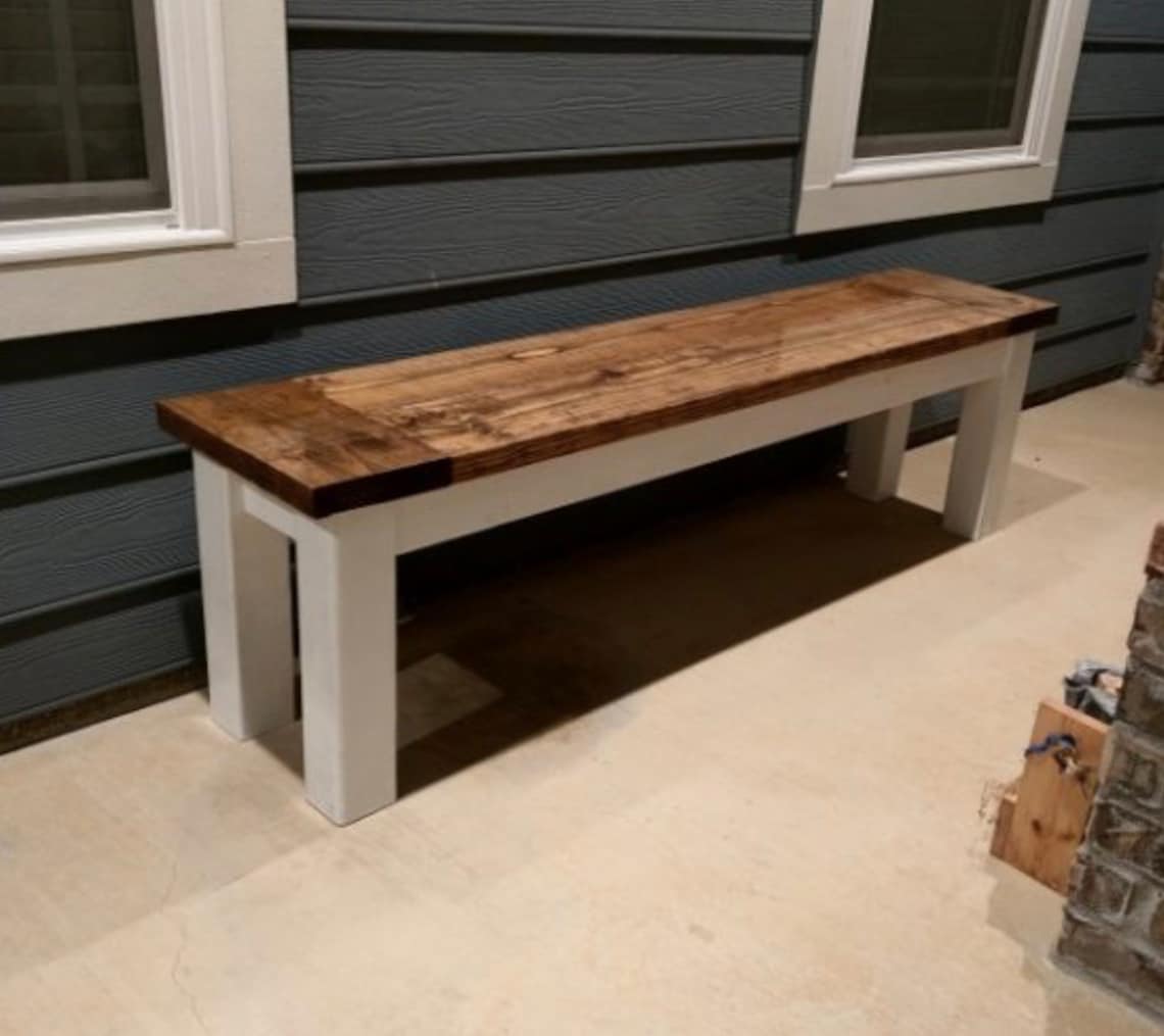 Farm-style Bench Plans - Etsy