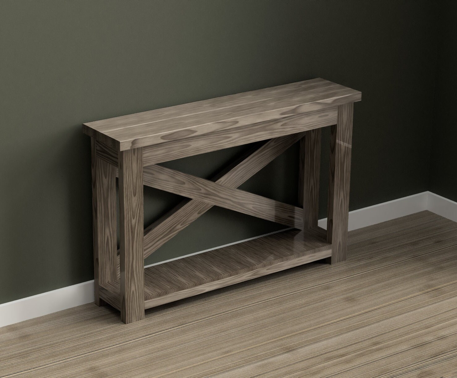 Slim Entry Table Plans - Etsy