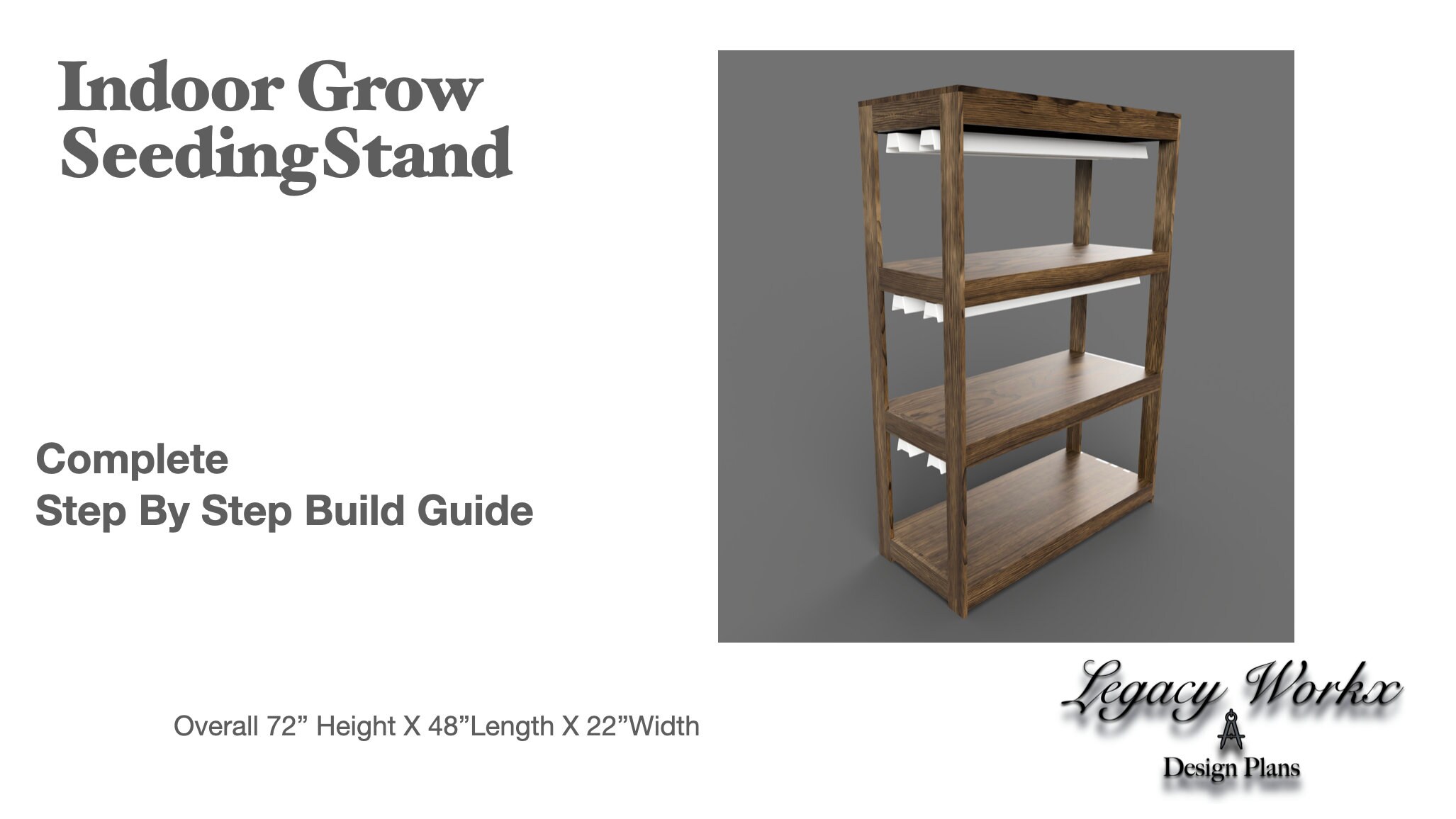 Indoor Grow Seeding Stand Plans - Etsy