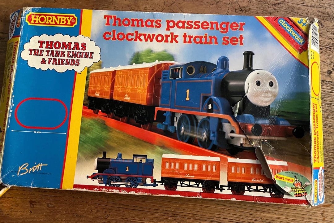 Thomas the Tank Engine & Friends. Passenger Clockwork Train Set. Bart ...