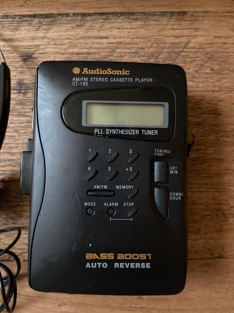 Audiosonic Walkman in Original Box and in Working Condition. CT 192 ...