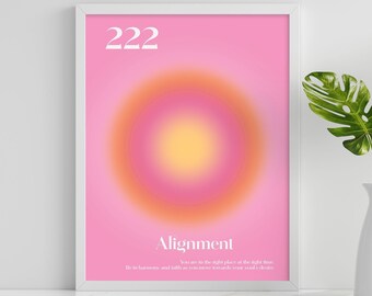 222 Aura Poster - Etsy