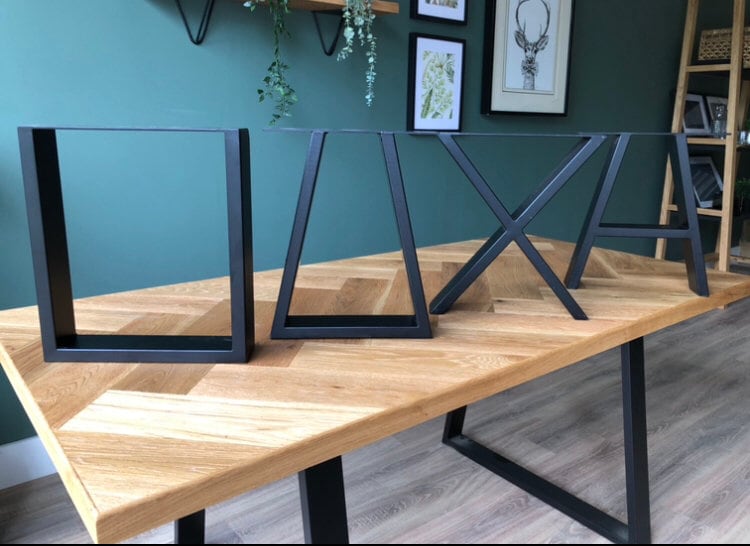 Herringbone Dining Table - Etsy