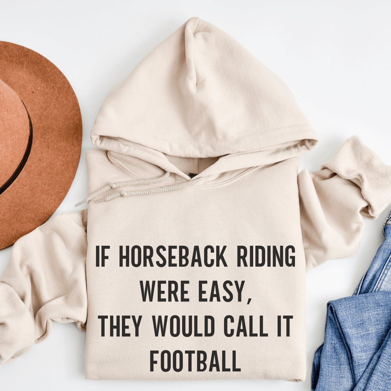 Sarcastic Horseback Riding Hoodie: Funny Equestrian Gift - Etsy