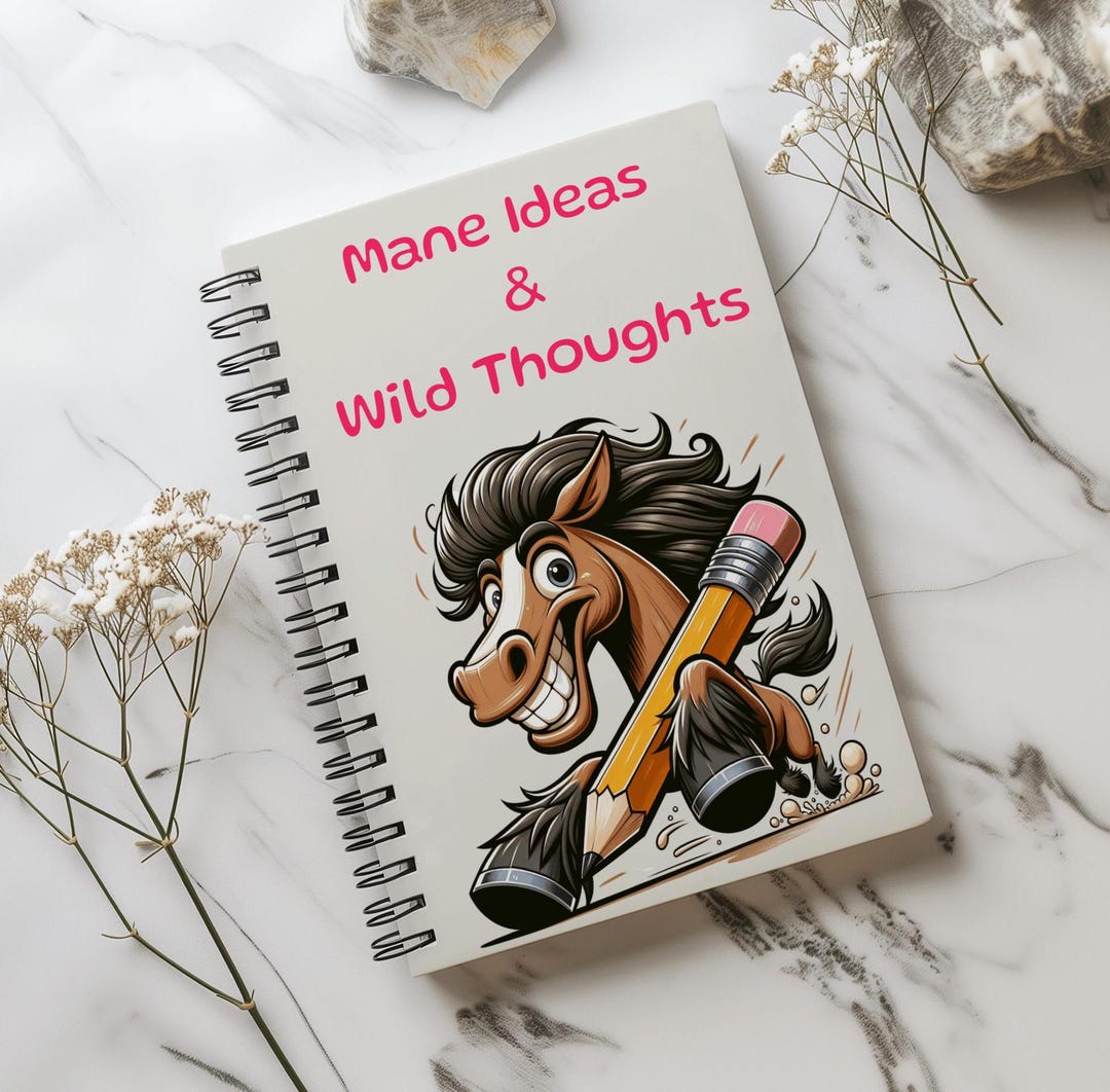 Horse Spiral Notebook: Equestrian Journal, Rider Planner - Etsy