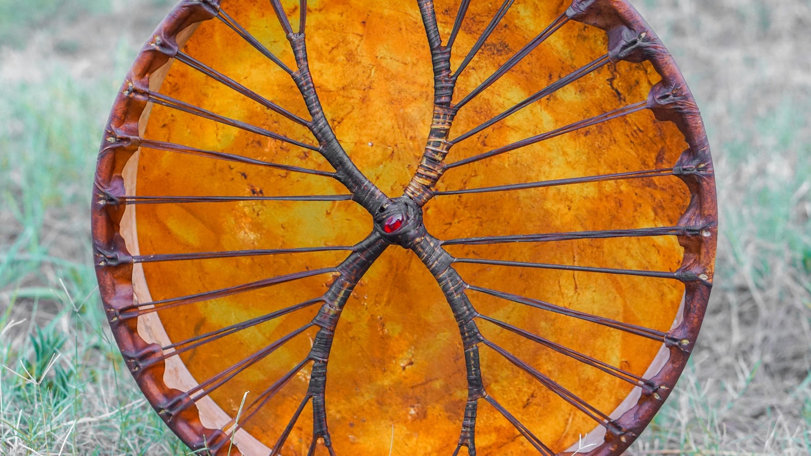 Native American Style Shamanic Drum, Handcraft Elk Rawhide - Etsy