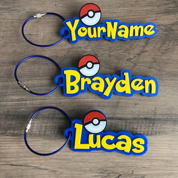 Pokémons Keychain - Etsy