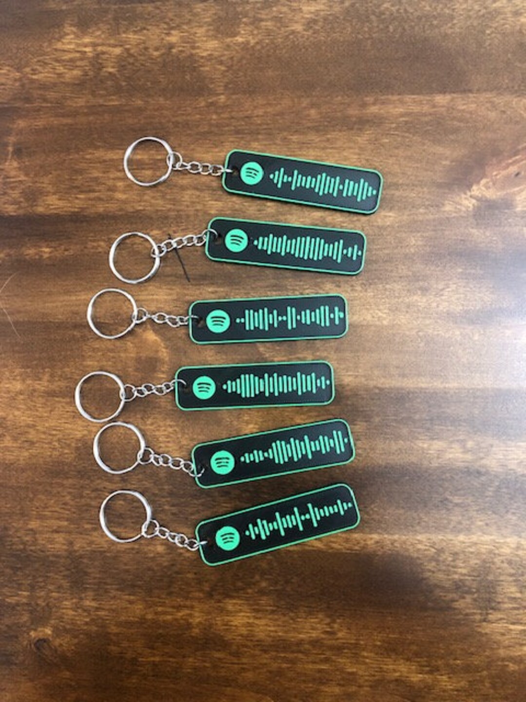 Custom Scannable Song Code Keychain Song or Playlist Music Personalized ...