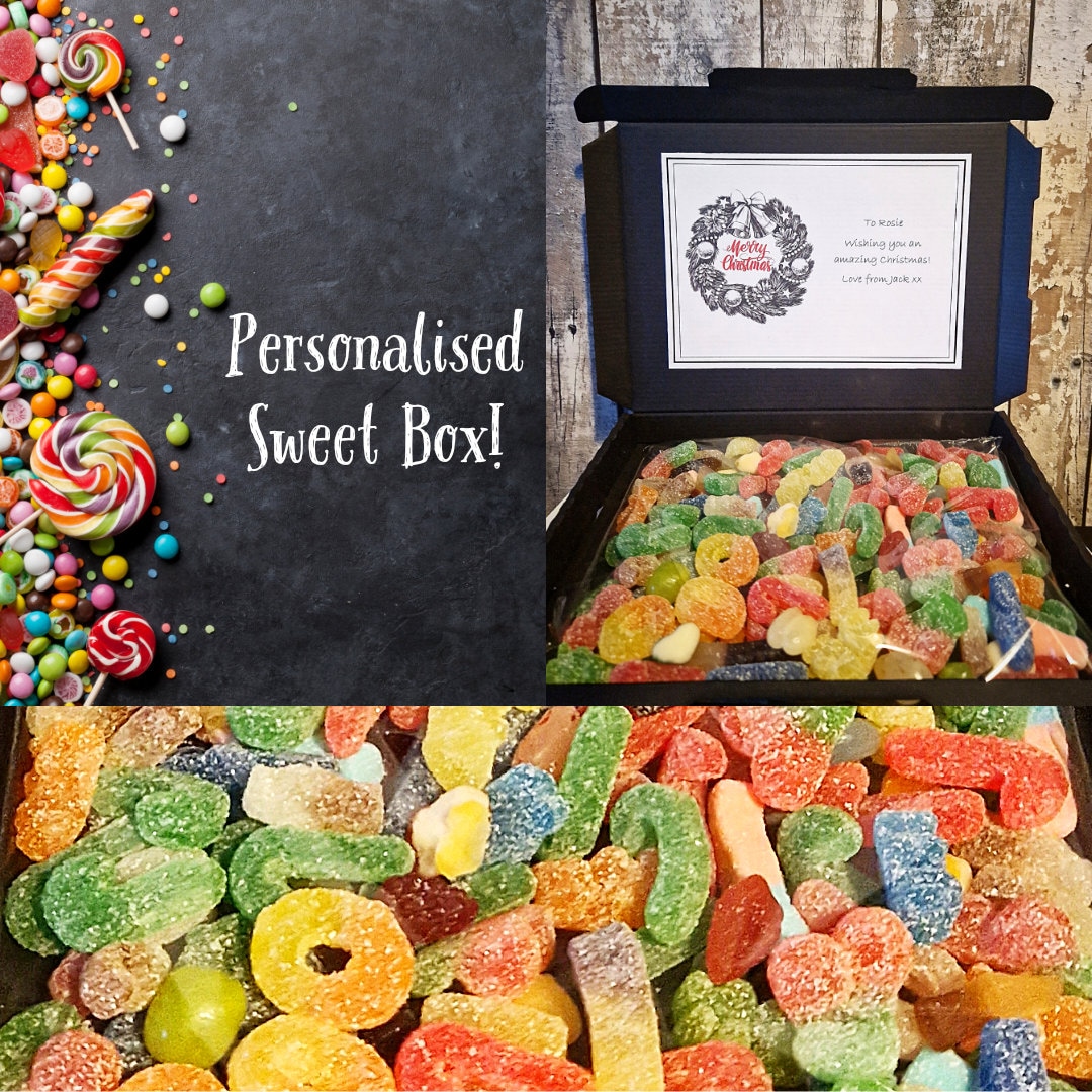 Personalised Sweets Birthday Sweets Sweets Box Valentines Presents ...