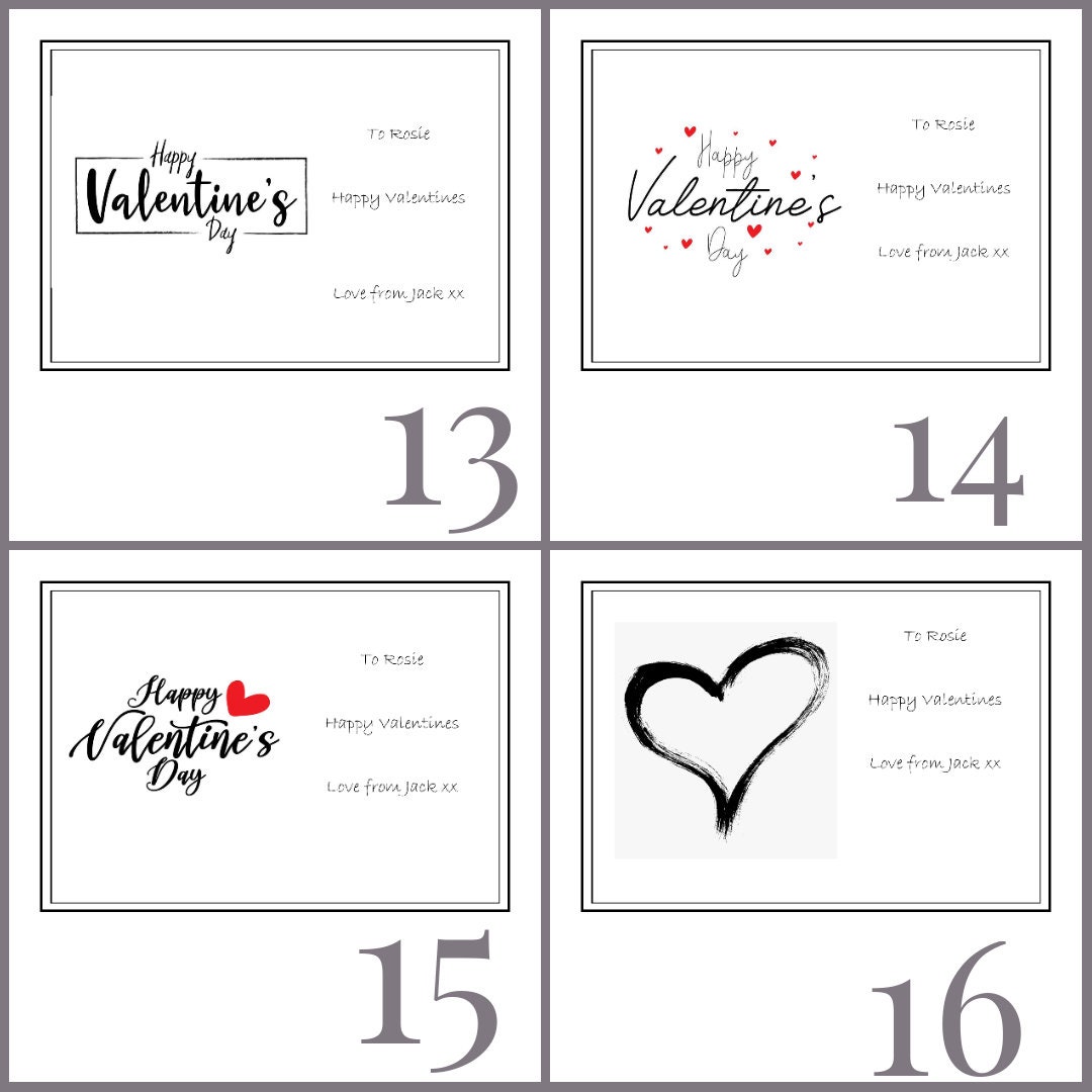 Personalised Sweets Birthday Sweets Sweets Box Valentines Presents ...