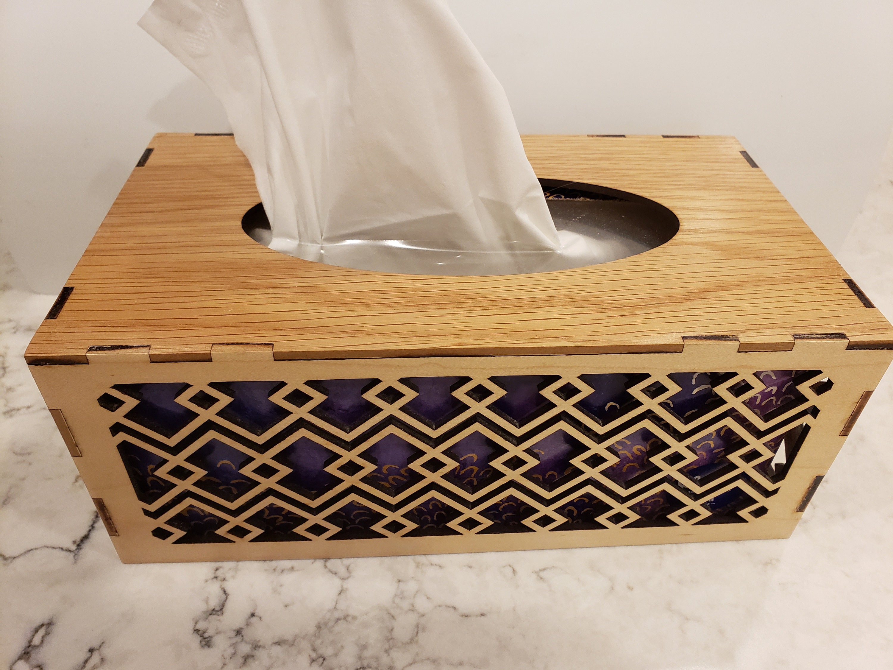 Wooden Tissue Box Cover Rectangular - Etsy