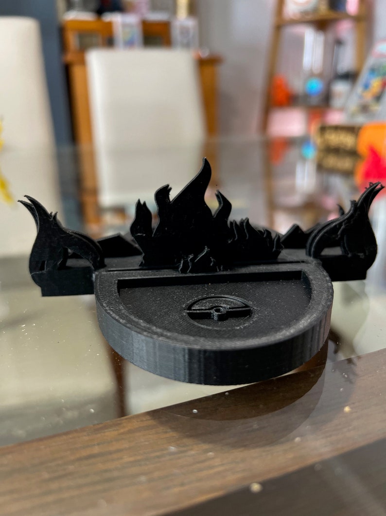 Fire Pokemon TCG Card Stand for Graded Slabs and Non Graded Cards PSA ...