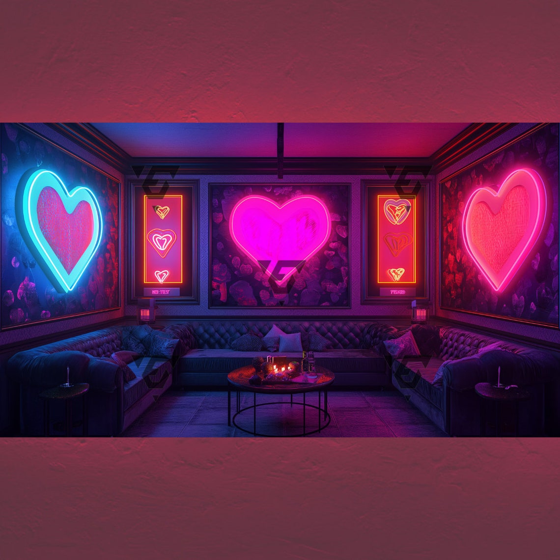 Valentine's Day Virtual Backgrounds Vol. 1 4 Zoom Virtual Backgrounds ...