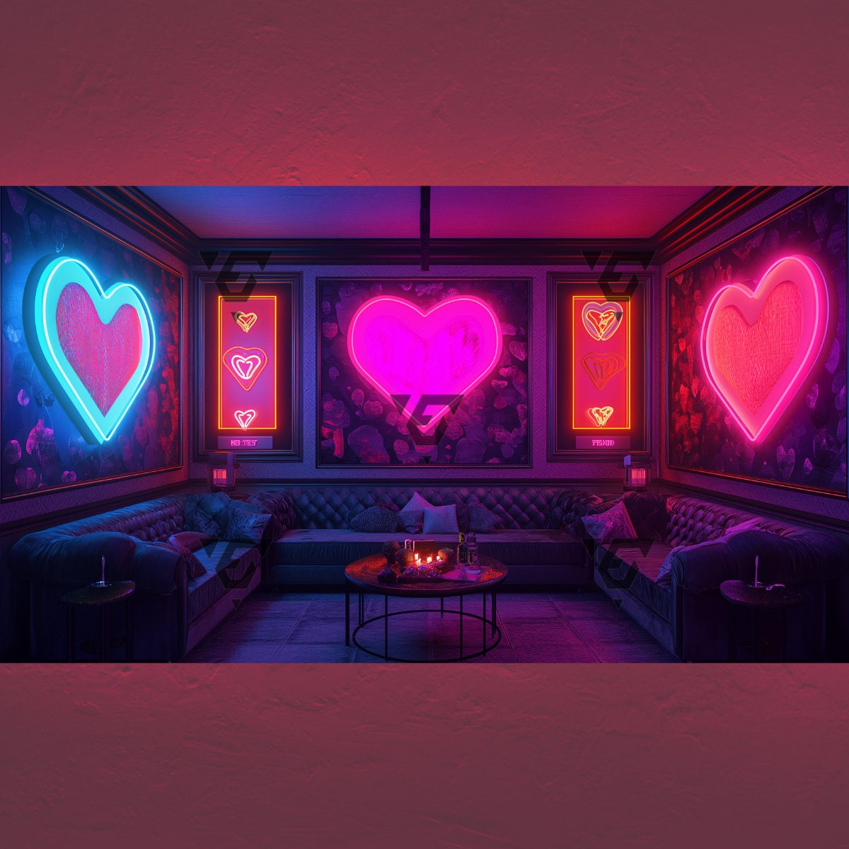 Valentine's Day Virtual Backgrounds Vol. 1 4 Zoom Virtual Backgrounds ...