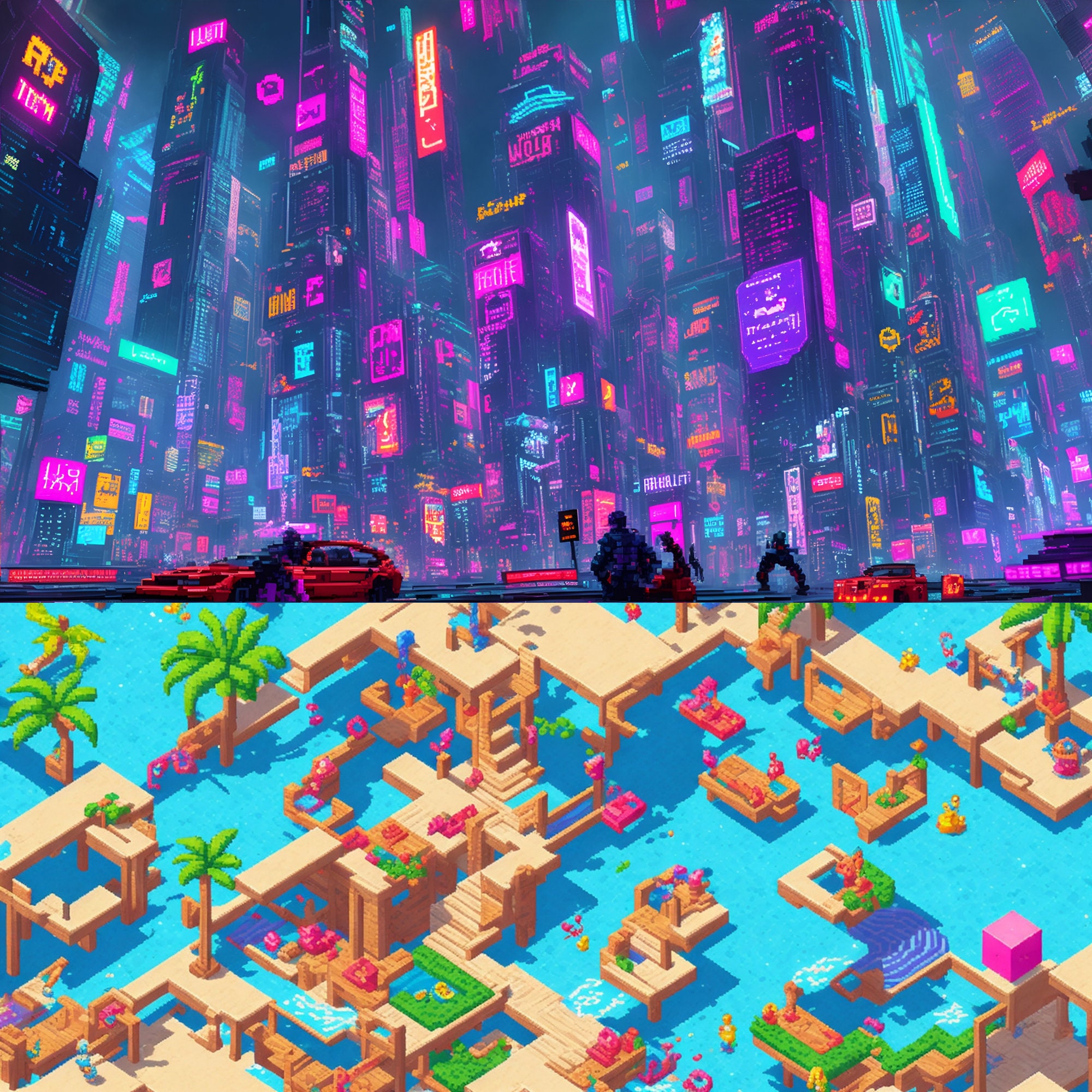 30 Pixel Asset Prompts for Environment Art - Etsy