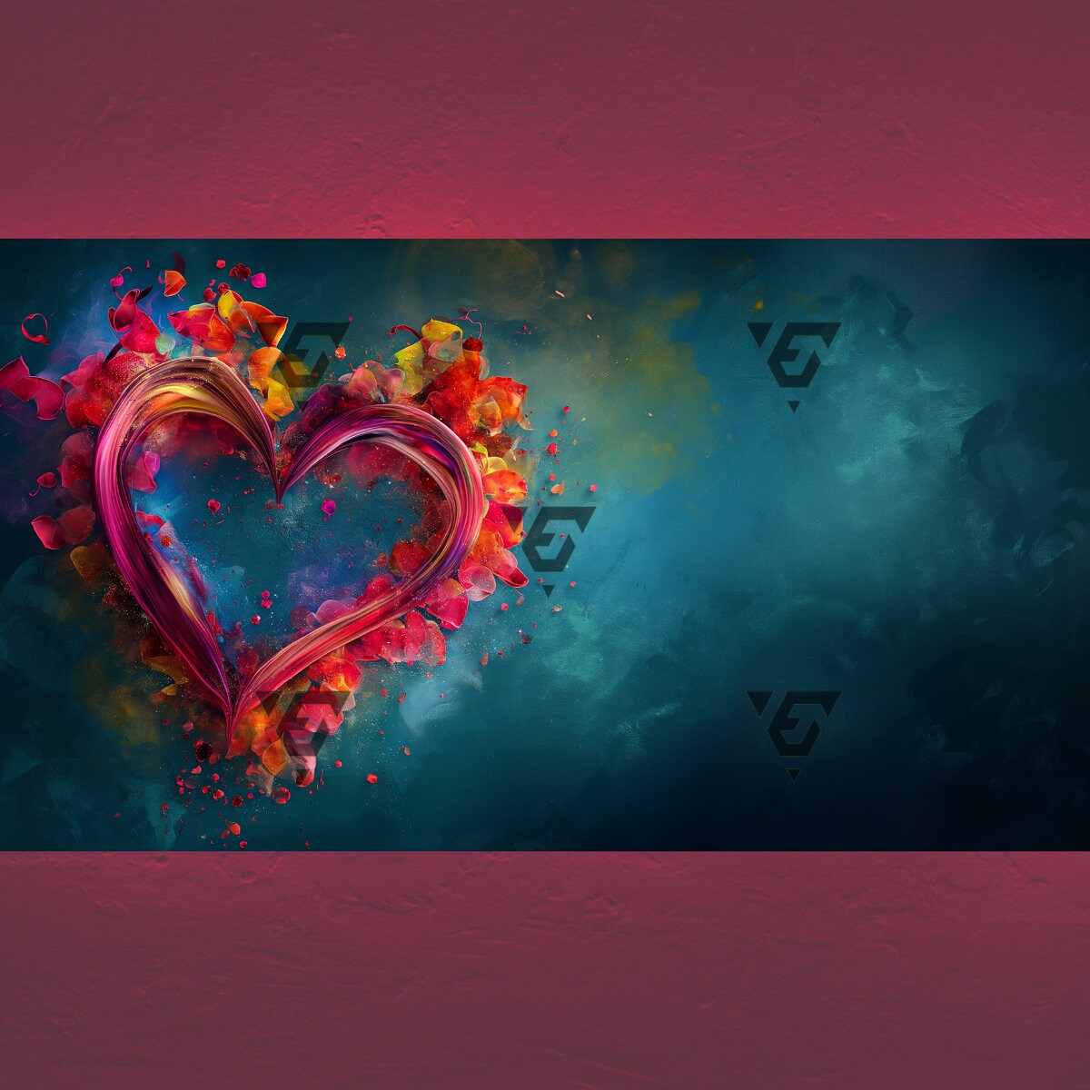 Valentine's Day Virtual Backgrounds Vol. 2 4 Zoom Virtual Backgrounds ...