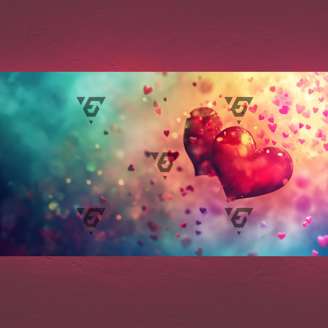 Valentine's Day Virtual Backgrounds Vol. 2 | 4 Zoom Virtual Backgrounds ...