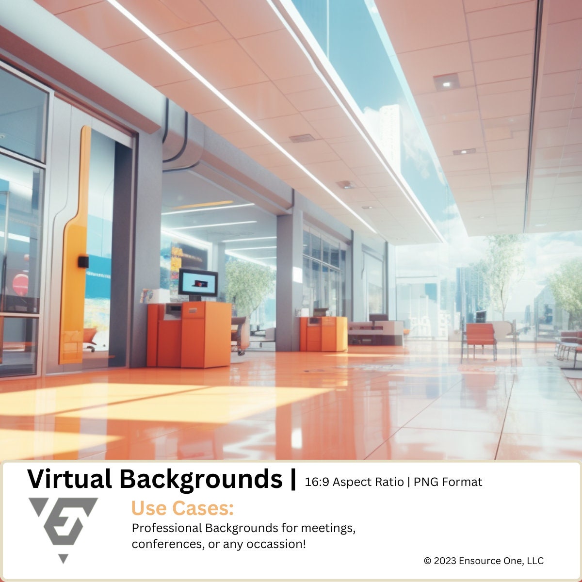 Vibrant Office Virtual Backgrounds | 4 Zoom Virtual Backgrounds ...