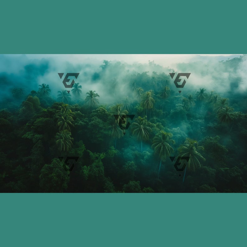 Dense Jungle Canopy Virtual Backgrounds Vol. 1 | 4 Zoom Virtual ...
