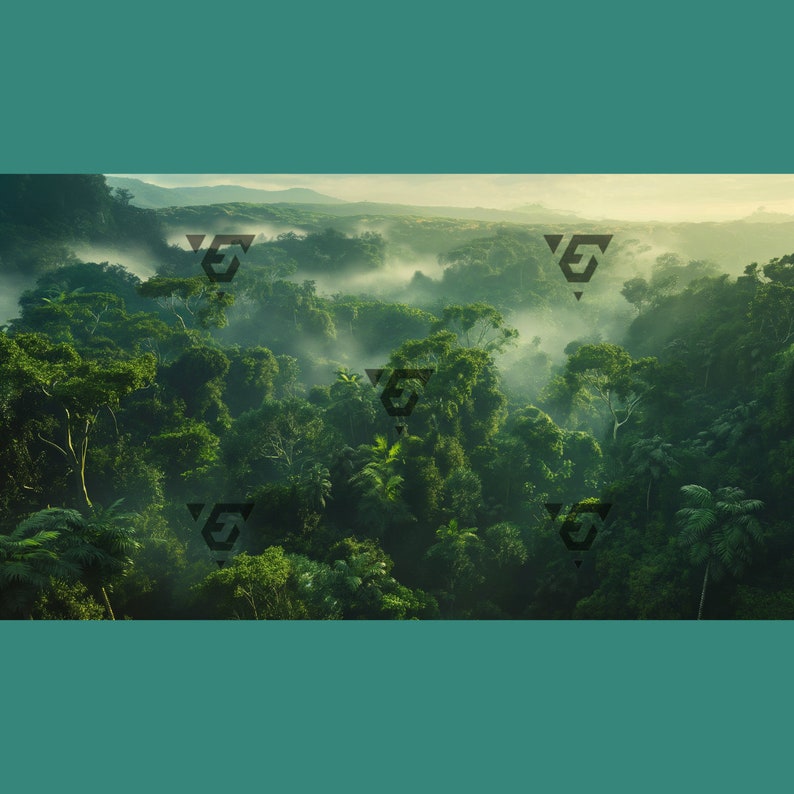 Dense Jungle Canopy Virtual Backgrounds Vol. 1 | 4 Zoom Virtual ...