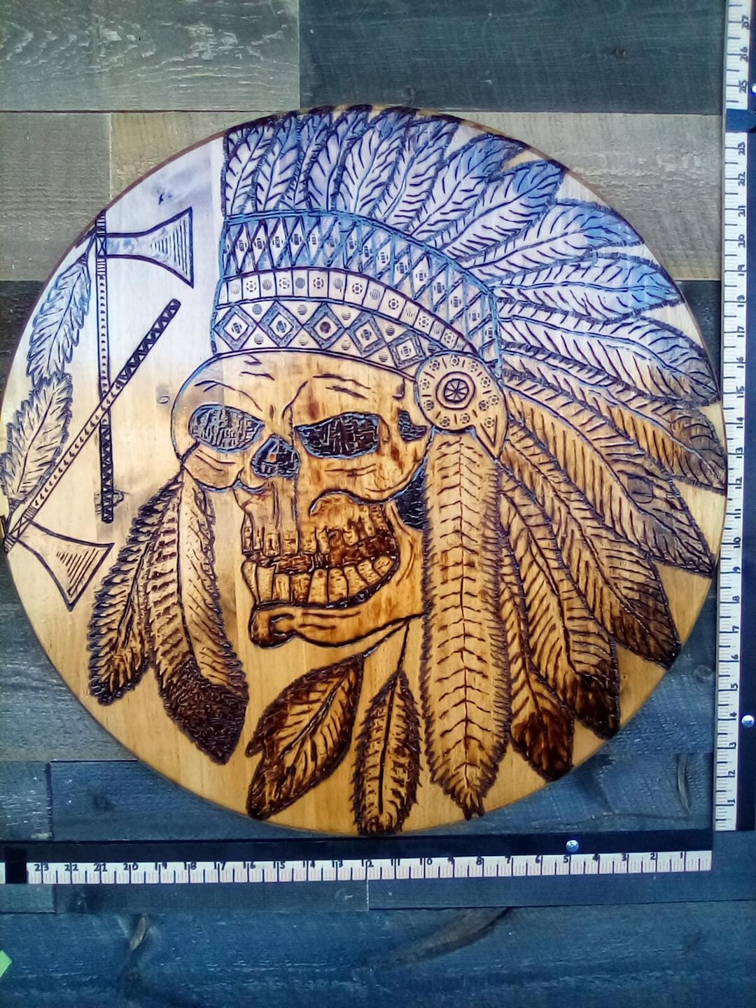 Indian Skull, Wood Burning,wall Hanging, Pyrography,art, - Etsy