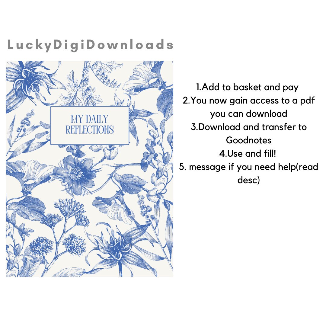 Planner Cover Goodnotes Template Digital Planner Cover Page for ...