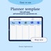 Blue Digital Goodnotes Planner Template, Undated Planner, Planner Page ...