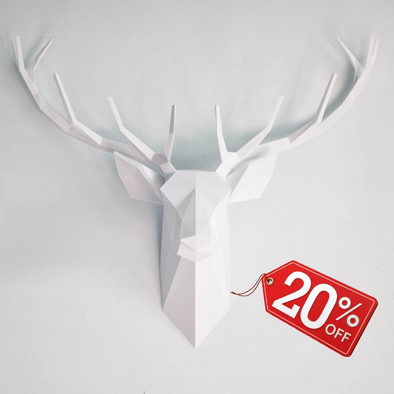 Fake Deer Head - Etsy