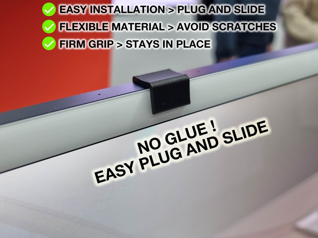 Imac 24" 4.5K Retina CAMERA COVER - No Glue, Just Plug and Slide - Etsy