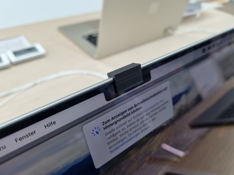 MacBook Pro 14" M3 / M4 / M5 2025 CAMERA COVER - No Glue, Just Plug and ...