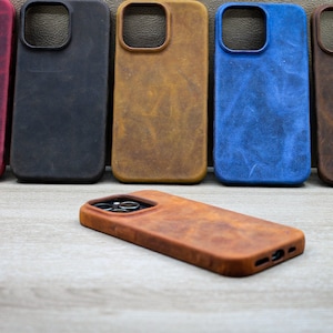 Custom Tumbled Phone Case, Tan Phone Cover, iPhone 14, 13, 12, 11, Pro ...