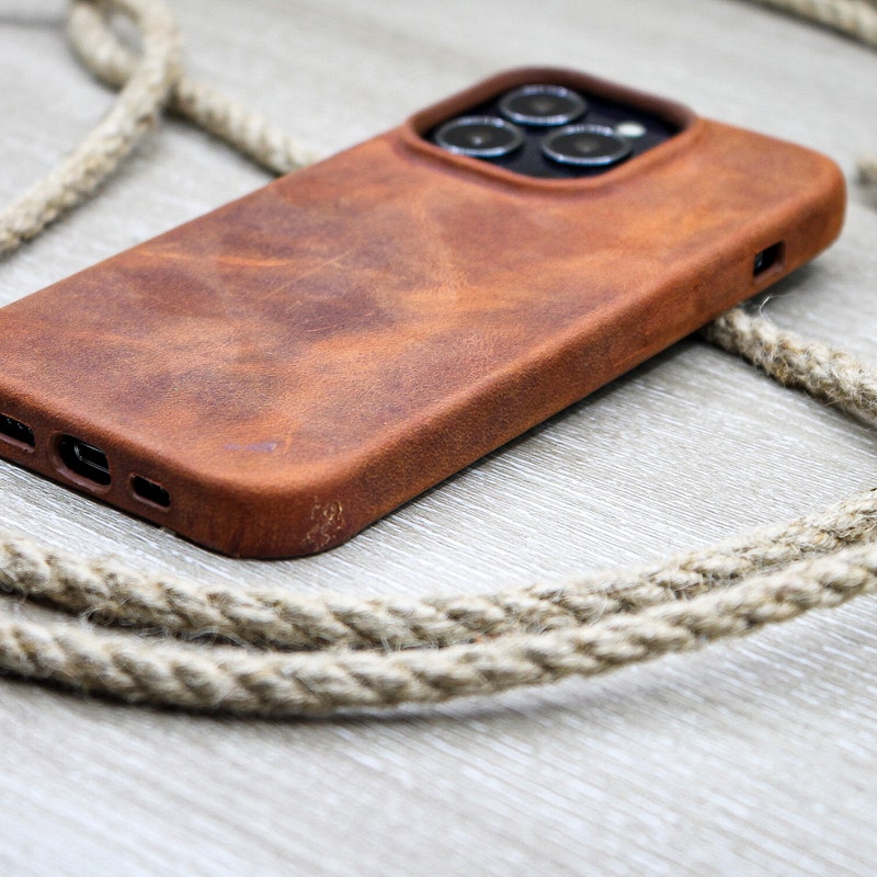 iPhone 16 Max Leather Tan - Etsy