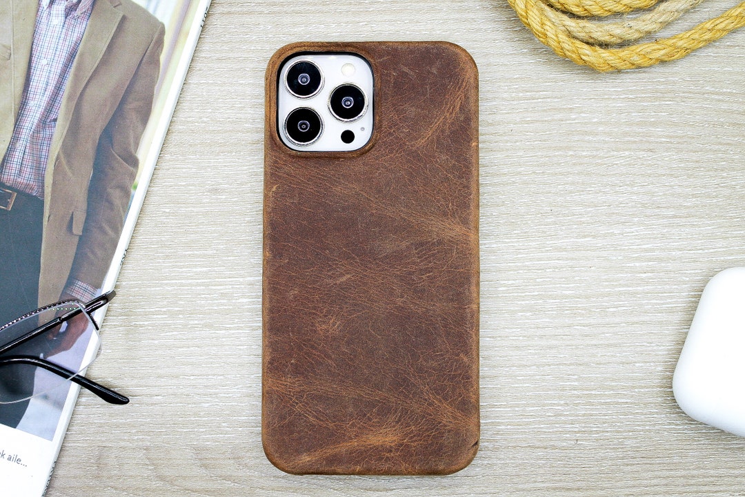 Leather Phone Cover, Camel iPhone Case, iPhone 14, 13, 12, 11 Pro Max ...