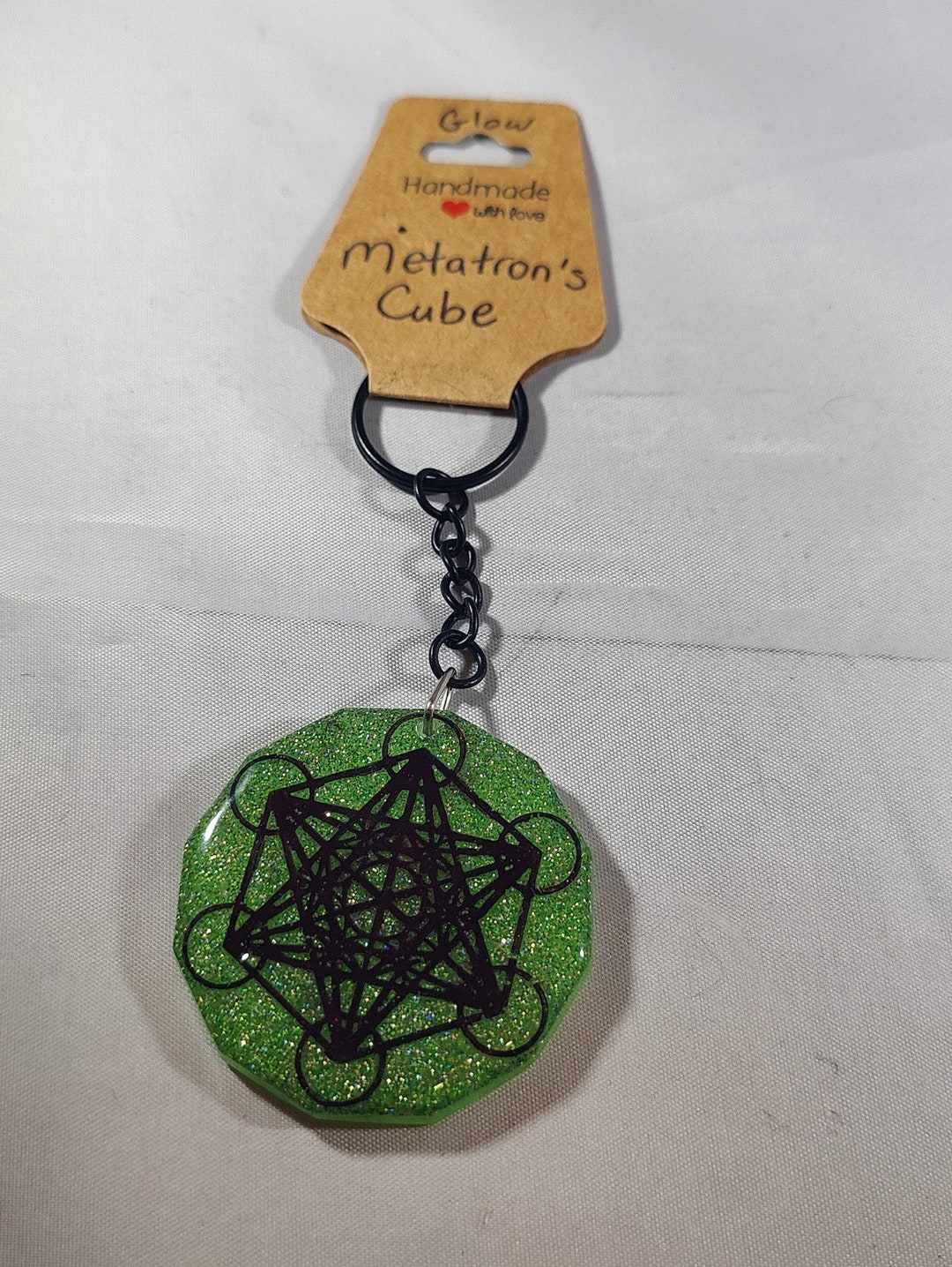 Metatron's Cube Keychain - Etsy