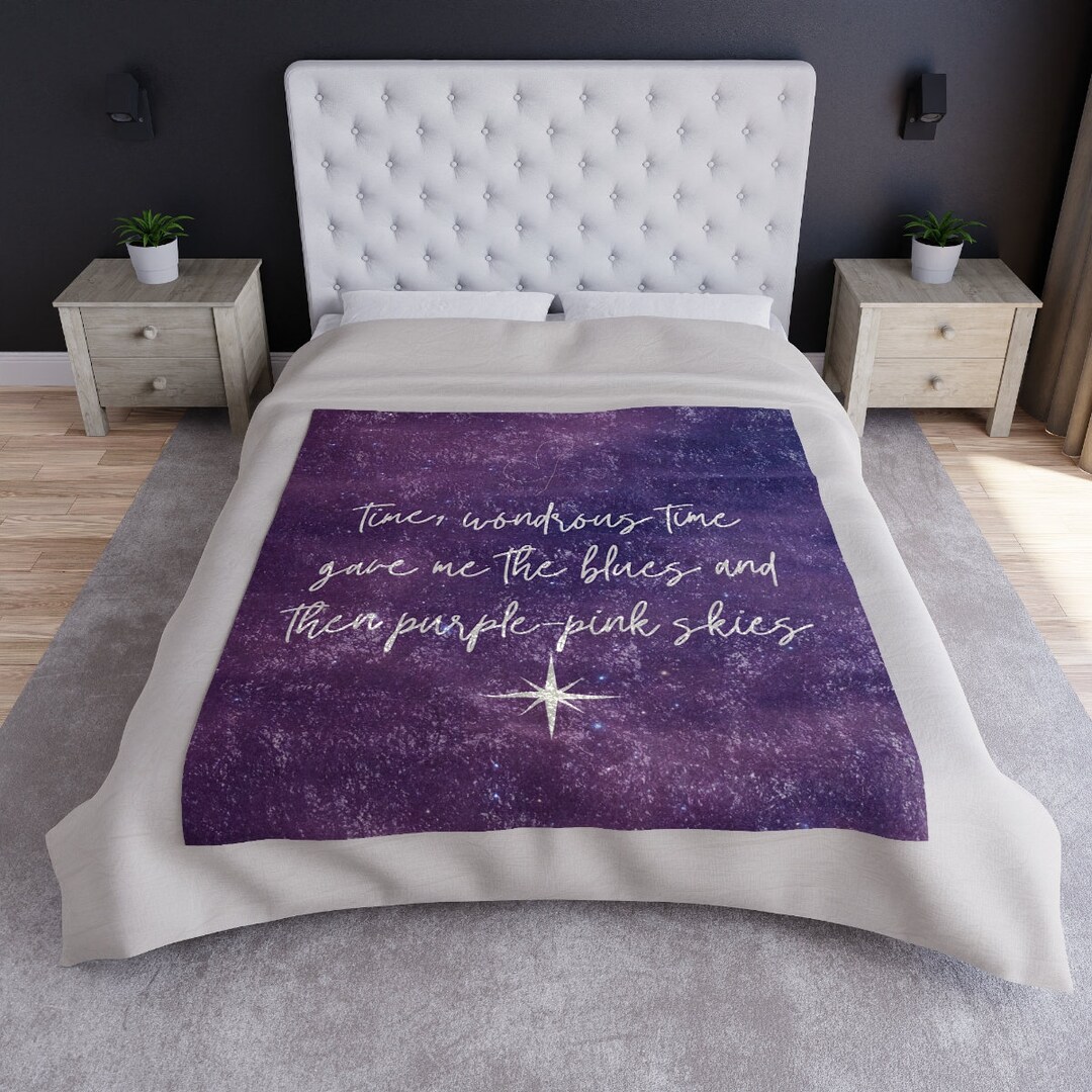 Taylor Swift Blanket, Invisible String Lyrics, Folklore Merch, Large ...