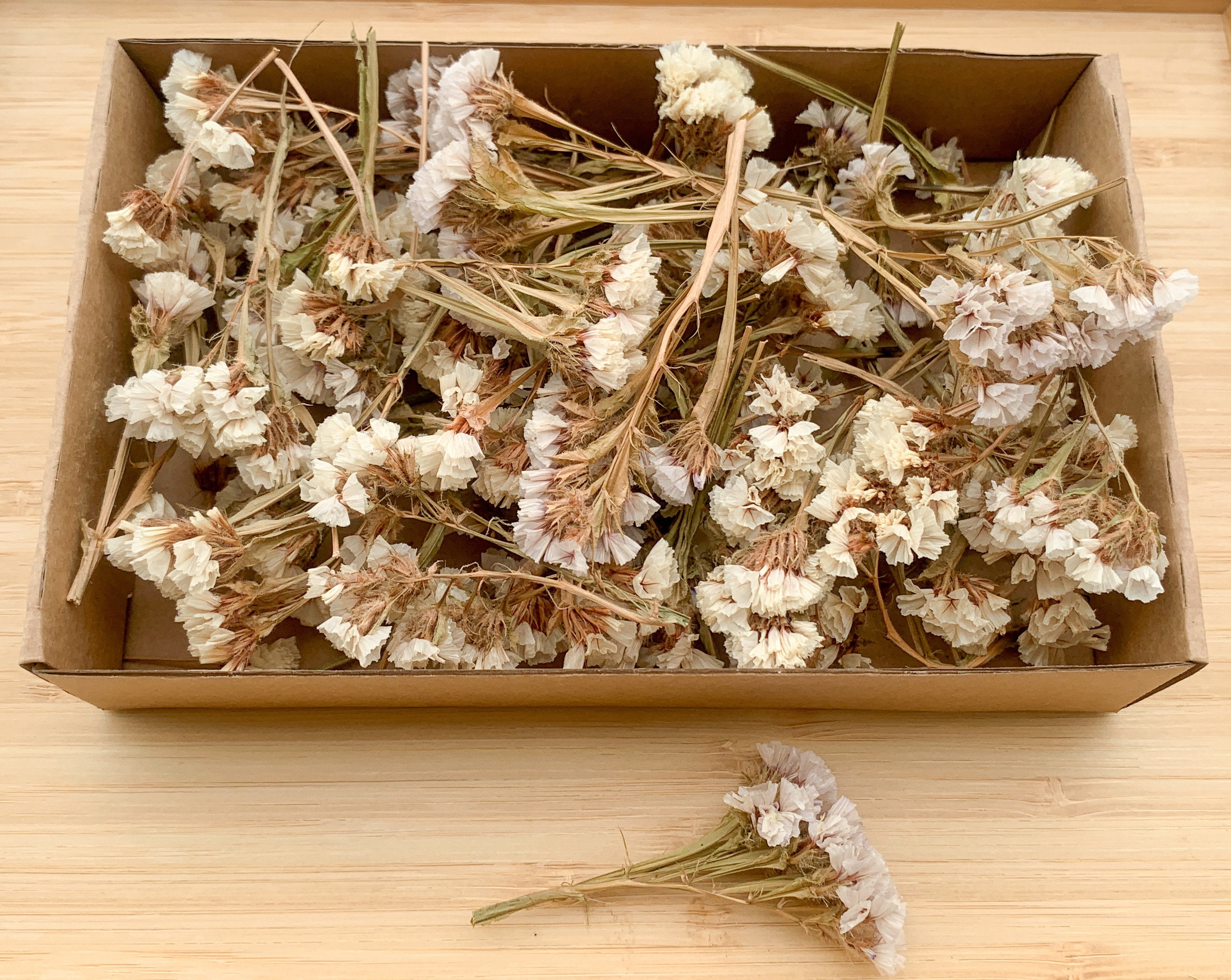 Organic Dried Statice Flowers, DIY Florist Supply, Craft Projects - Etsy