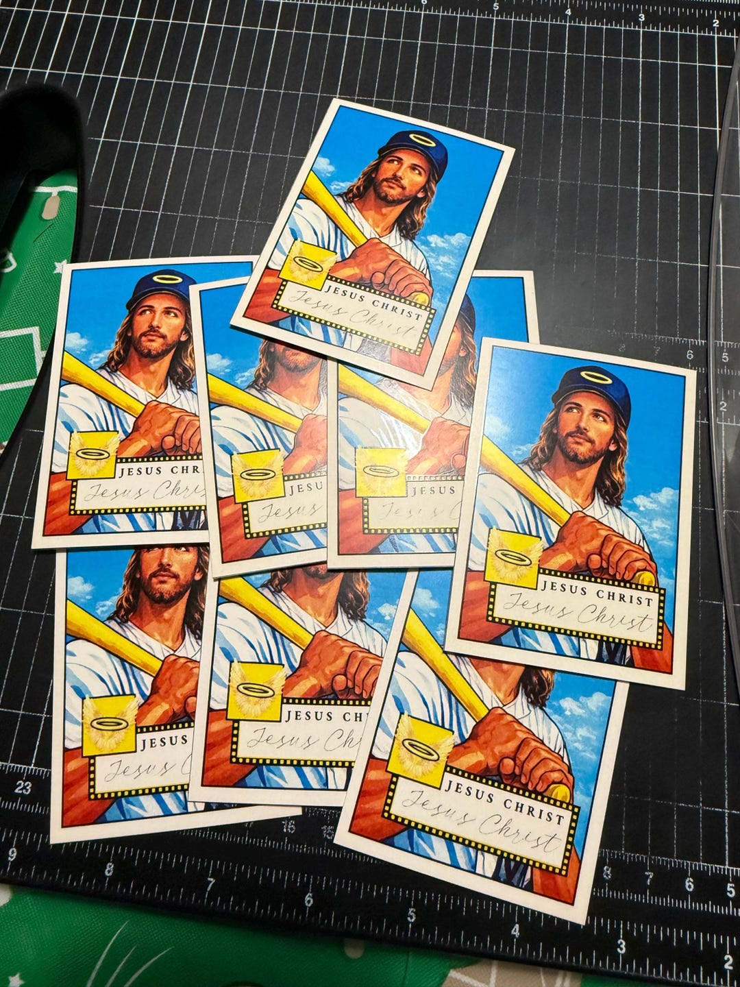 Bulk Lot of Jesus Christ Mantle Baseball Trading Cards Signed by Card ...