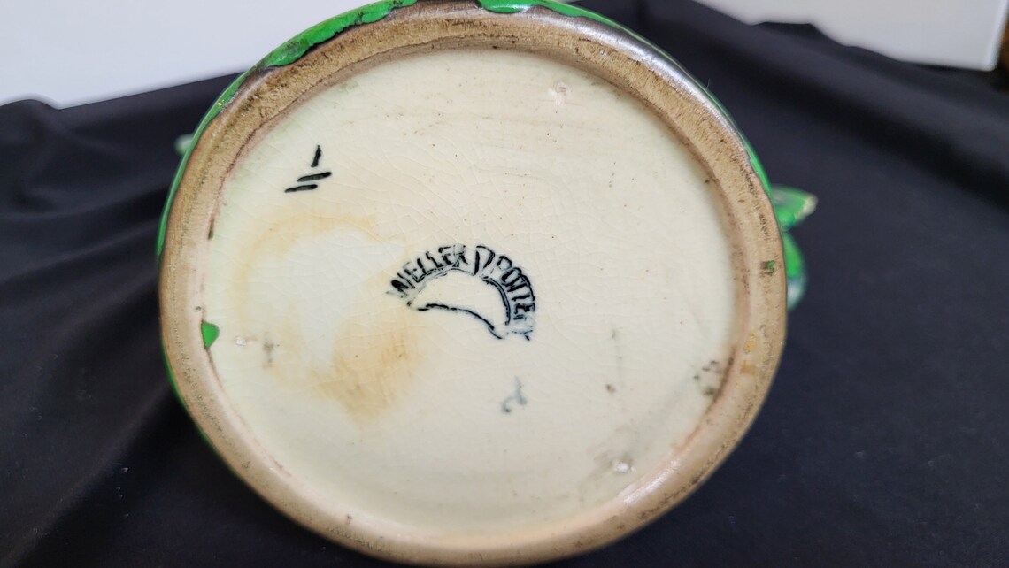 Rare Weller Pottery 'coppertone' Double Fish Vase - Etsy