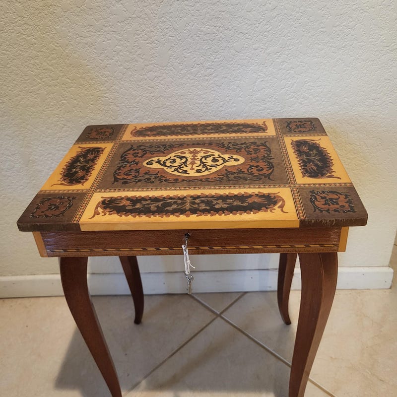 Italian Inlaid Table - Etsy