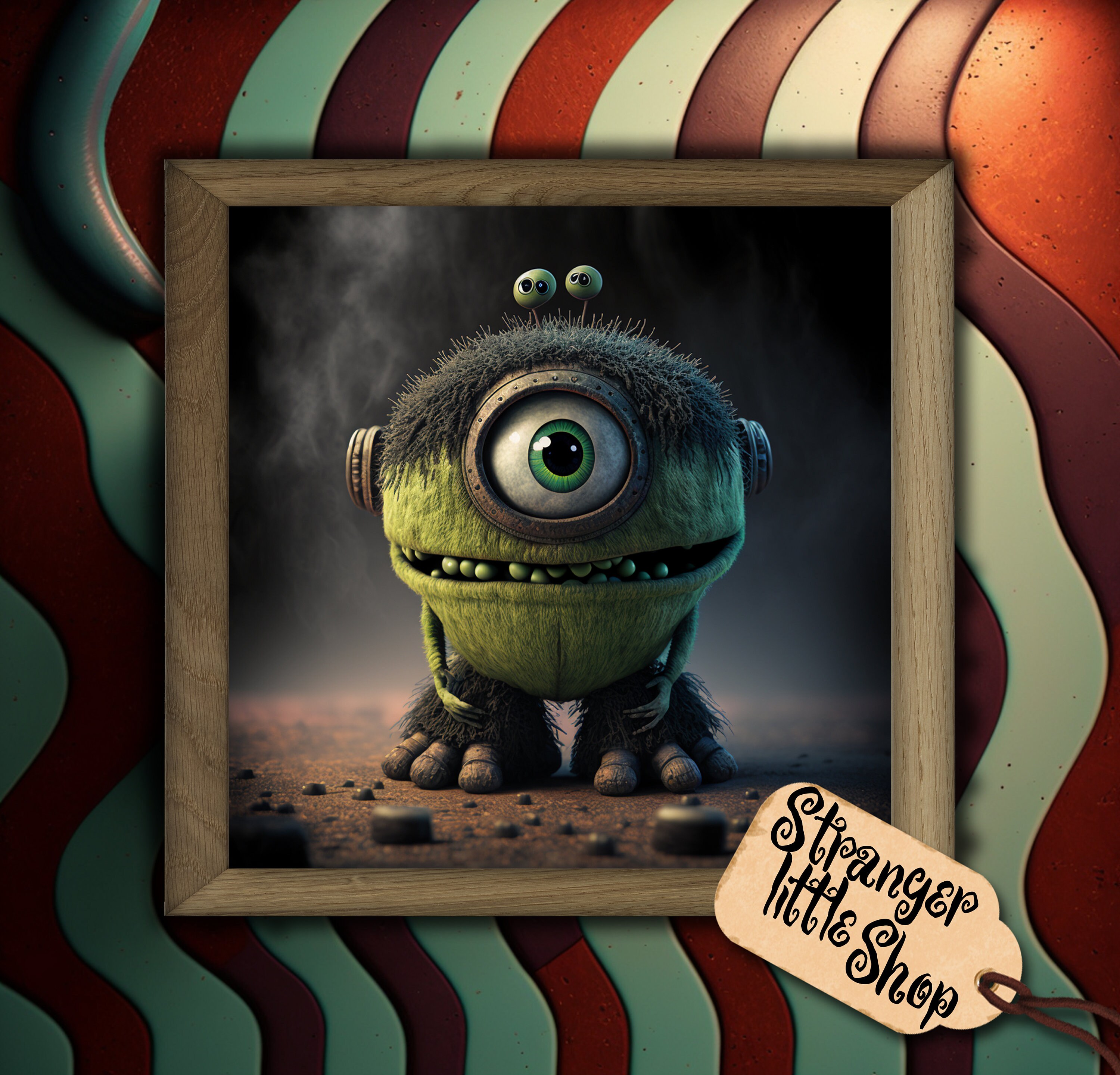 Mike Wazowski Monsters Inc Drawing