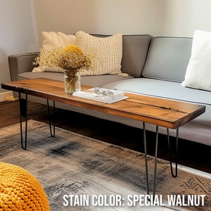 Narrow Coffee Table | Small Coffee Table | Rustic Coffee Table | Small ...