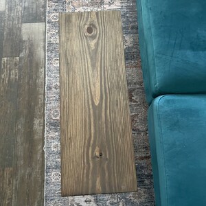 Handmade Rustic Wood Bench Trapezoid Steel Legs Entryway Bench Coffee ...