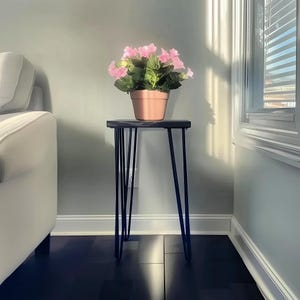 Wood Plant Stand | Decorative Stand for Plants | Outdoor Safe Plant ...