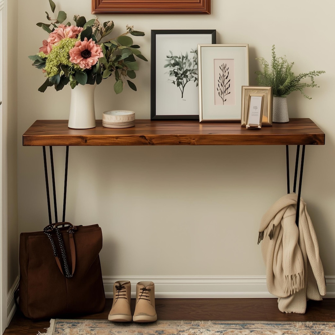 Console Table | Narrow Entryway Table | Small Hallway Table | Sofa ...