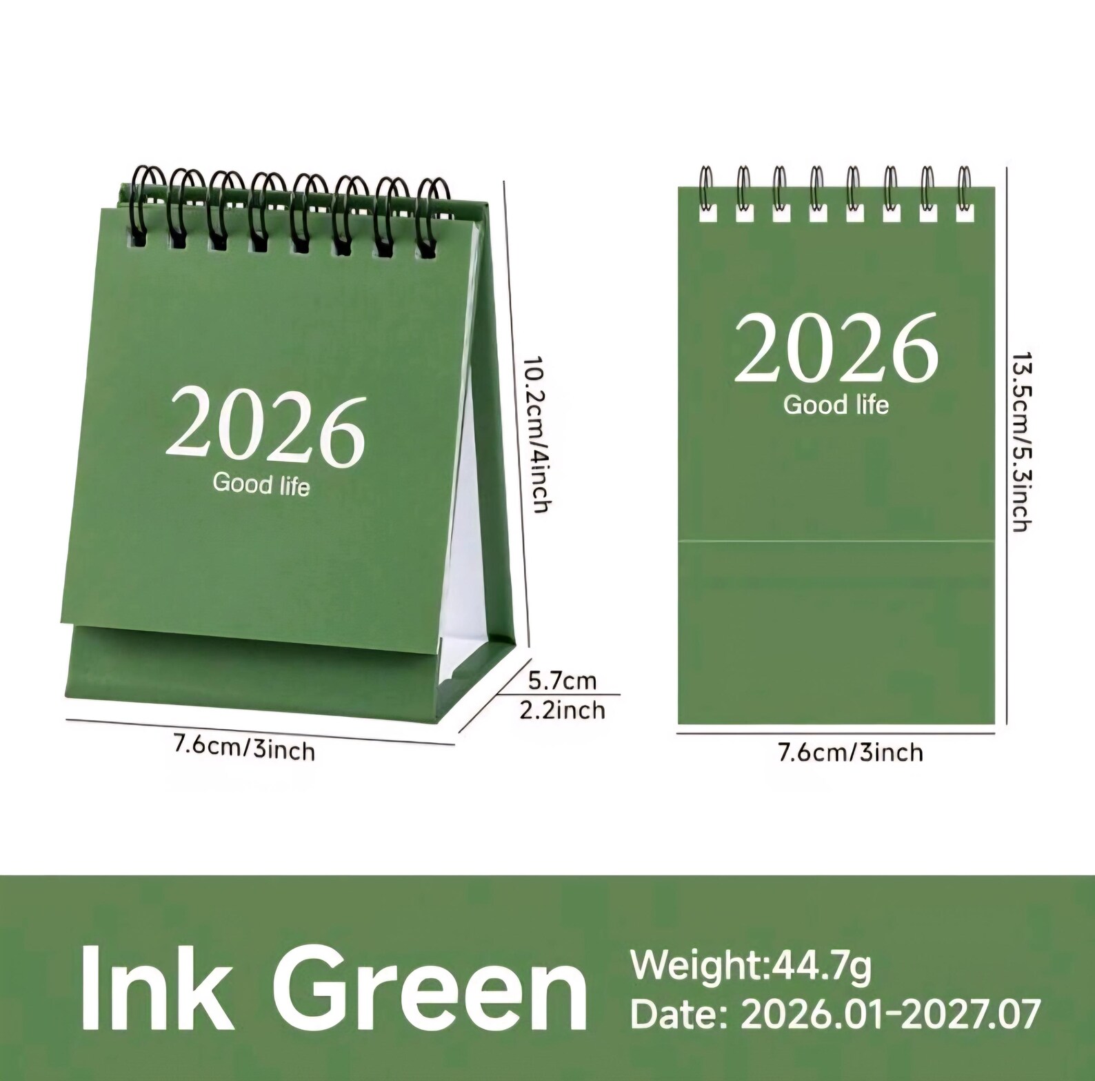 2026 Mini Desk Calendar | 2026-2027 Mini Desk Calendar | Free Standing ...